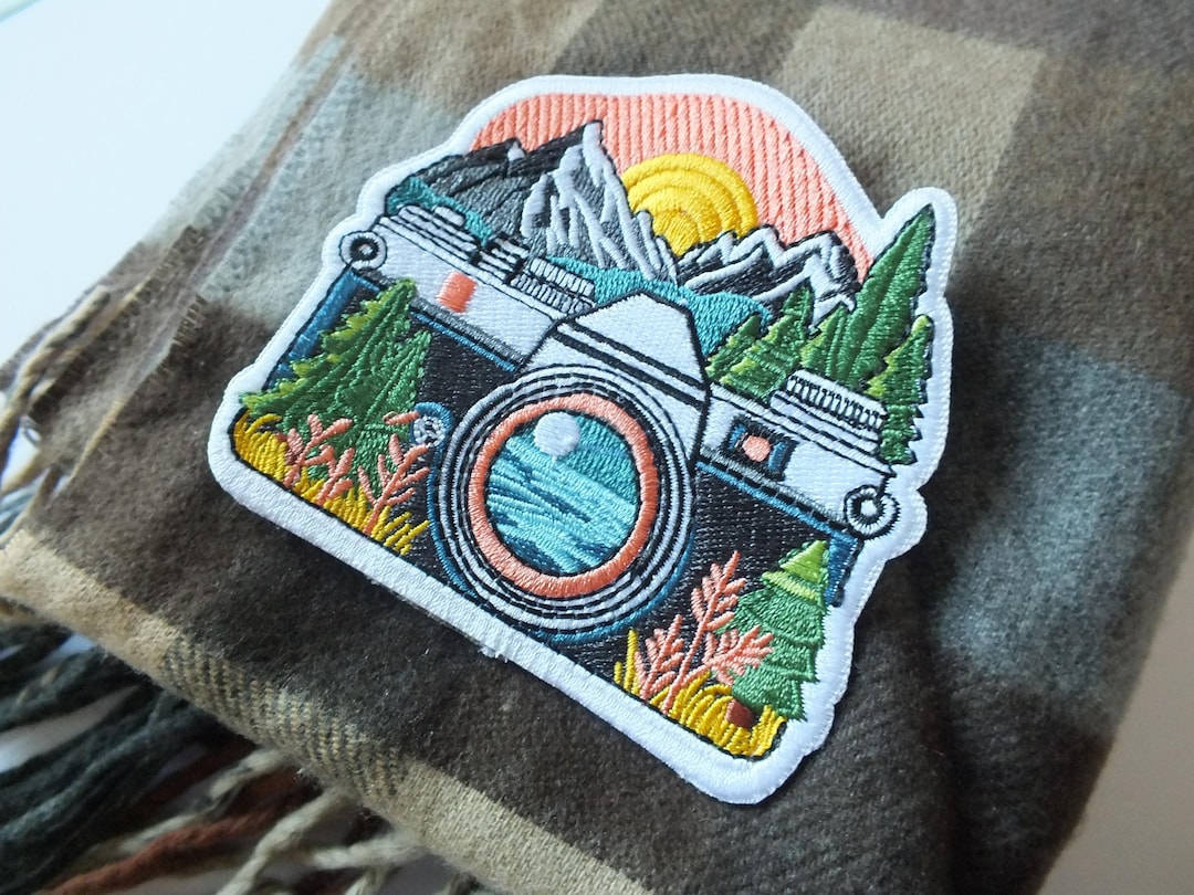 Sew on National Park Travel Patch Large Iron on Sunset Embroidered ...