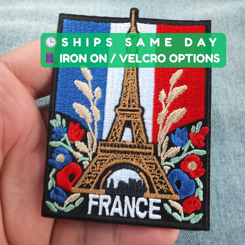 Paris Patch for Clothing - Etsy