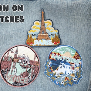 Osaka Patch – Osaka Castle & Cherry Blossoms – Embroidered Souvenir – Iron-on or Velcro - Etsy