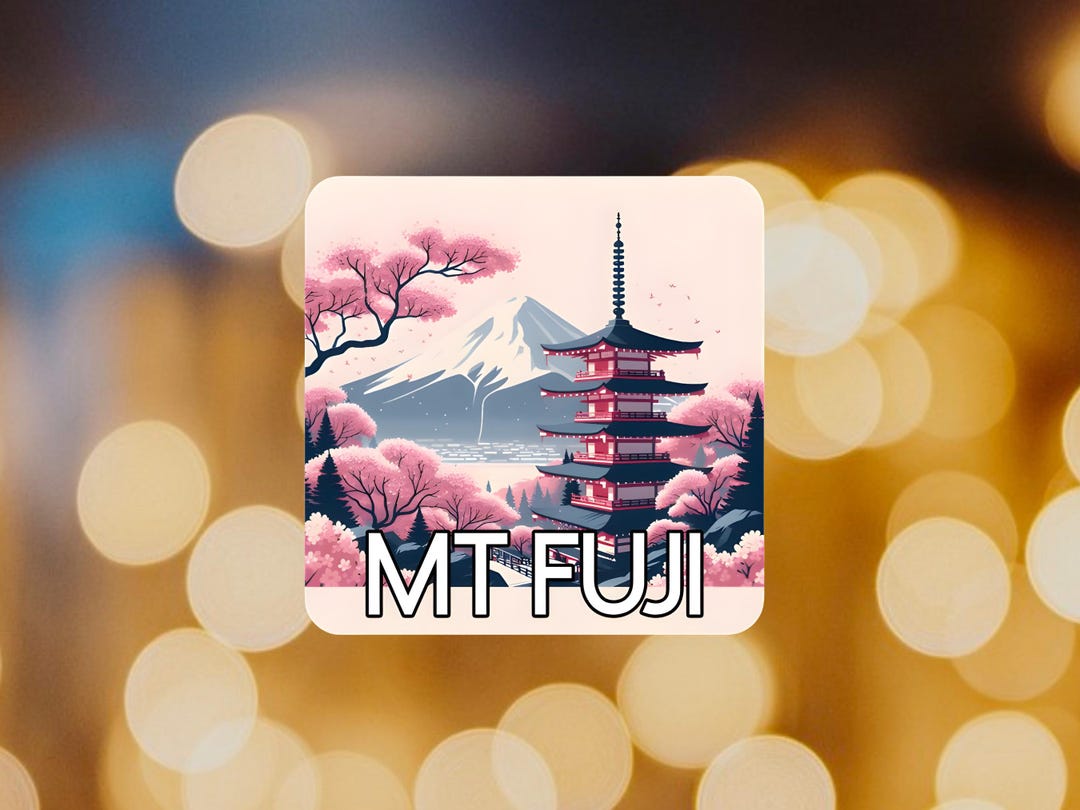 Japan Travel Sticker for Suitcase Waterproof Vinyl Decal for Passport ...