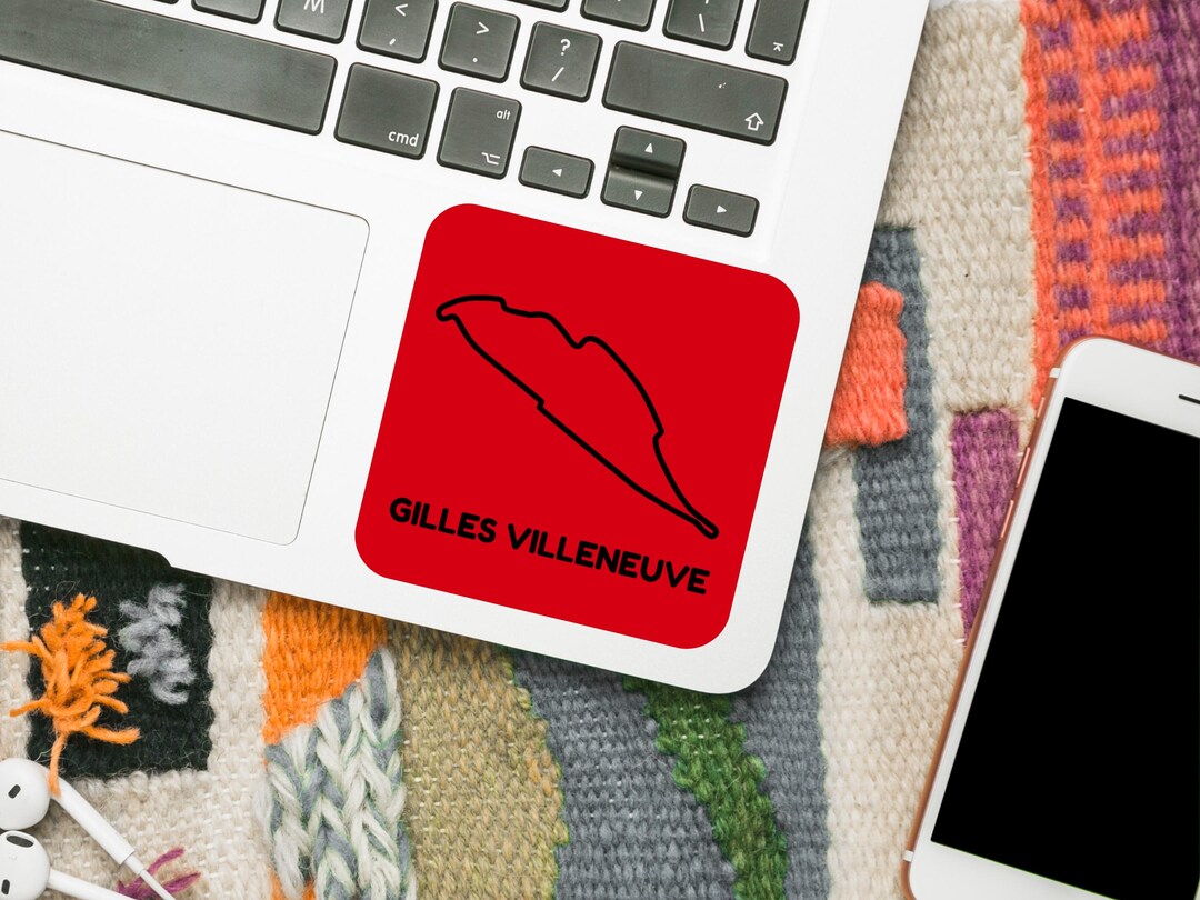 Canadian Grand Prix Sticker Gilles Villeneuve Circuit Vinyl Decal ...