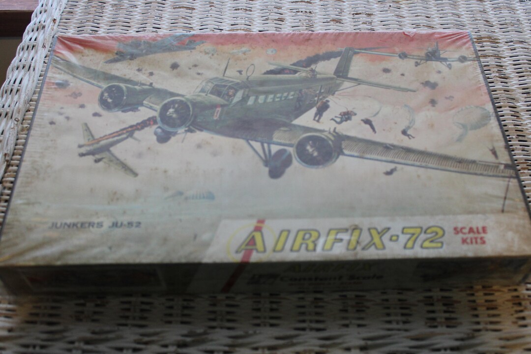 3/63 Airfix 1:72 Scale Junkers Ju-52 Model Kit, Factory Sealed, NIB - Etsy