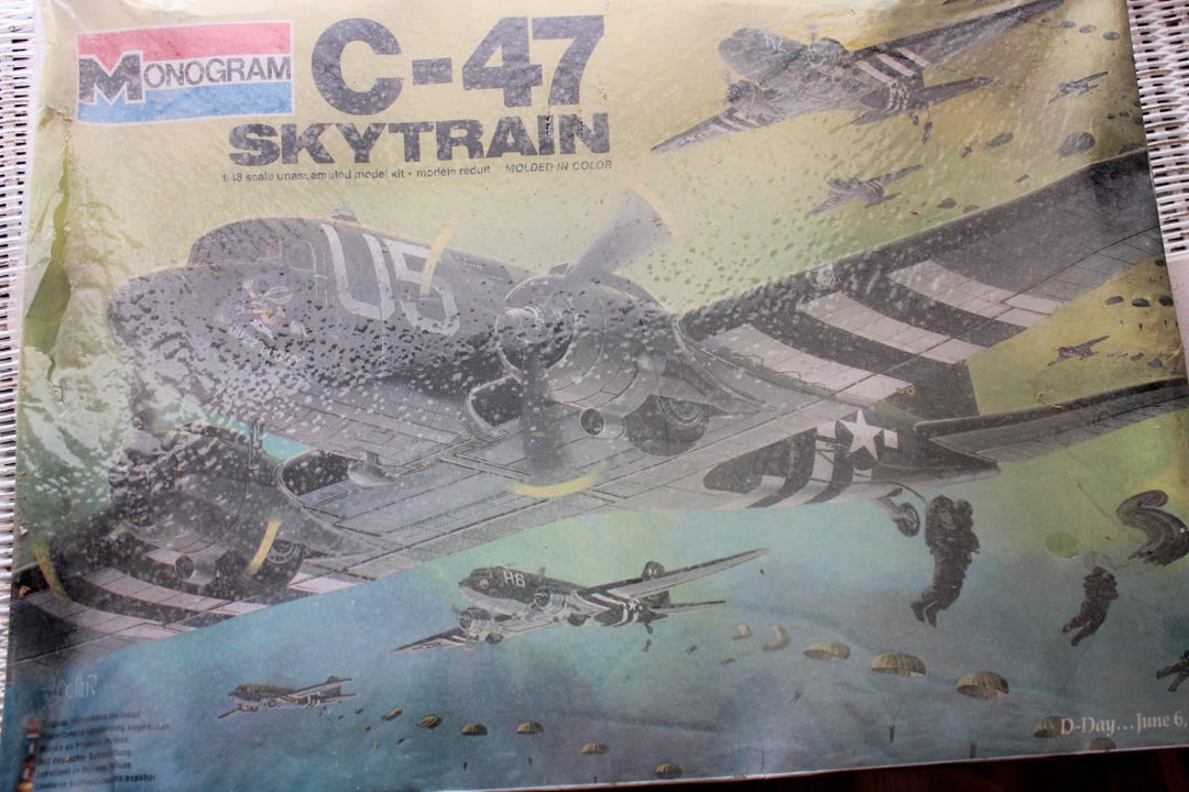 Monogram C-47 Skytrain 1:48 Scale Plastic Model Kit - Etsy