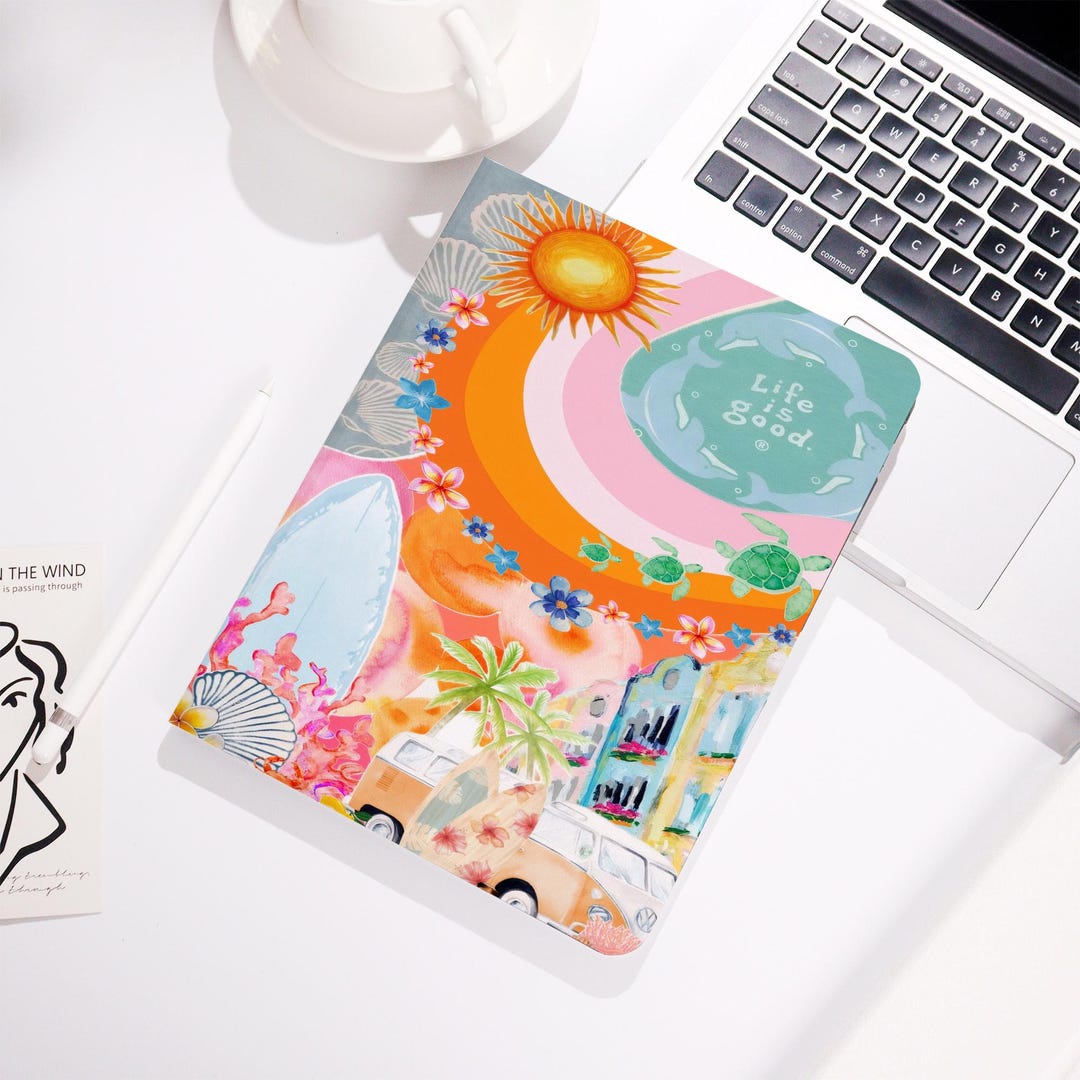 Summer Collage Custom iPad Case for iPad Pro 13"11"12.9" iPad A16 11 ...