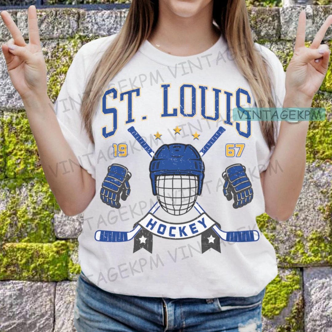 Vintage St. Louis Hockey PNG, NHL Design Png, Hockey PNG for Tee ...