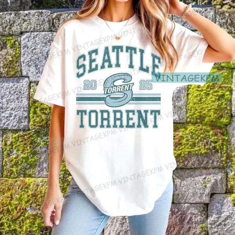 Vintage Seattle Torrent Sweatshirt, Seattle Hockey Tshirt, Torrent ...