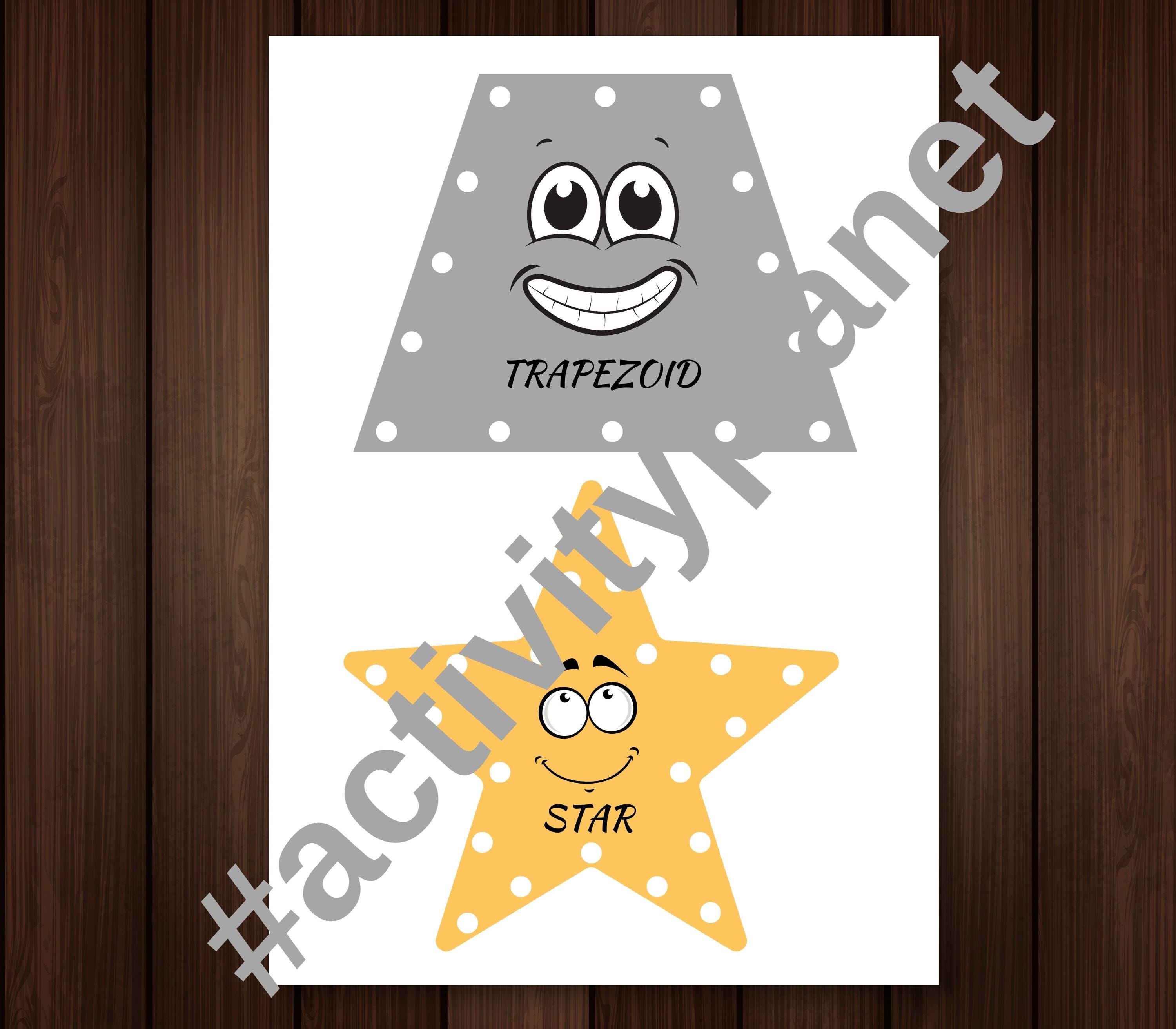 Shapes Printable Lacing Cards, Toddler Fine Motor Skill Activity ...