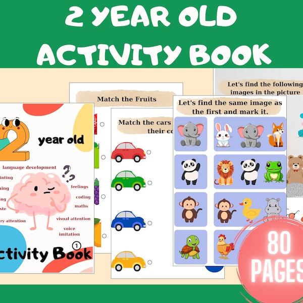 Busy Book for 2 Year Old - Etsy