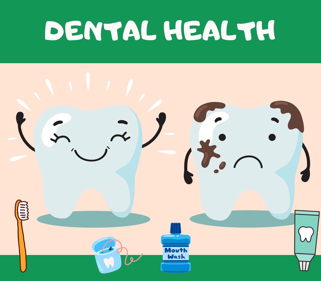 Dental Health Brushing Teeth Activity DIGITAL DOWNLOAD, Printable ...