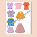 Printable Dress up Activity Girl Version, Dressing Activity, Kids Game ...