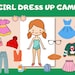 Printable Dress up Activity Girl Version, Dressing Activity, Kids Game ...