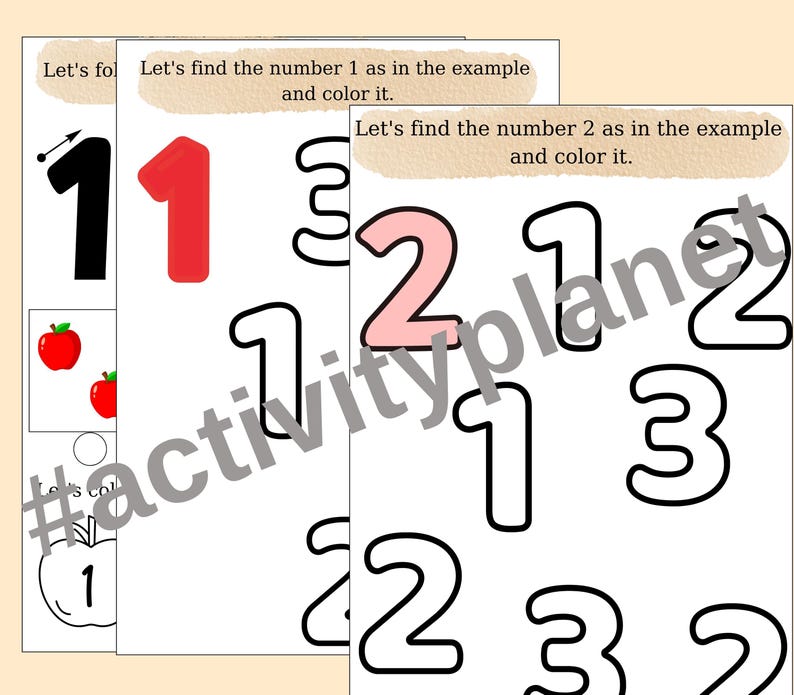 Activity Book, 2 Year Old, Toddler Learning Binder, Preschool ...