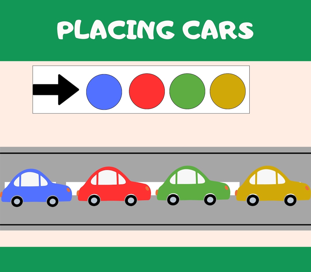 Sort Cars by Color and Orientation ,color Sorting Matching Car Game and ...