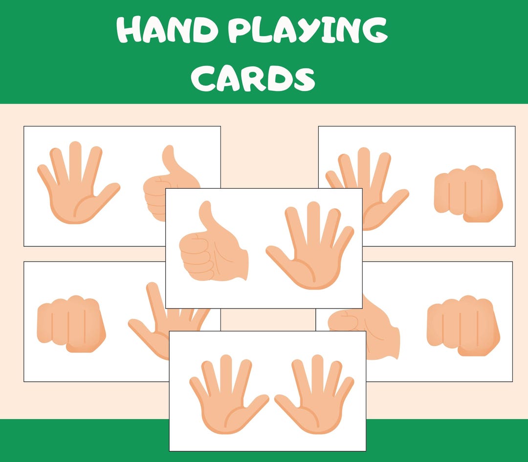 Hand Game, Play Game, Size Sorting Game, Printable Size Sort Activity ...