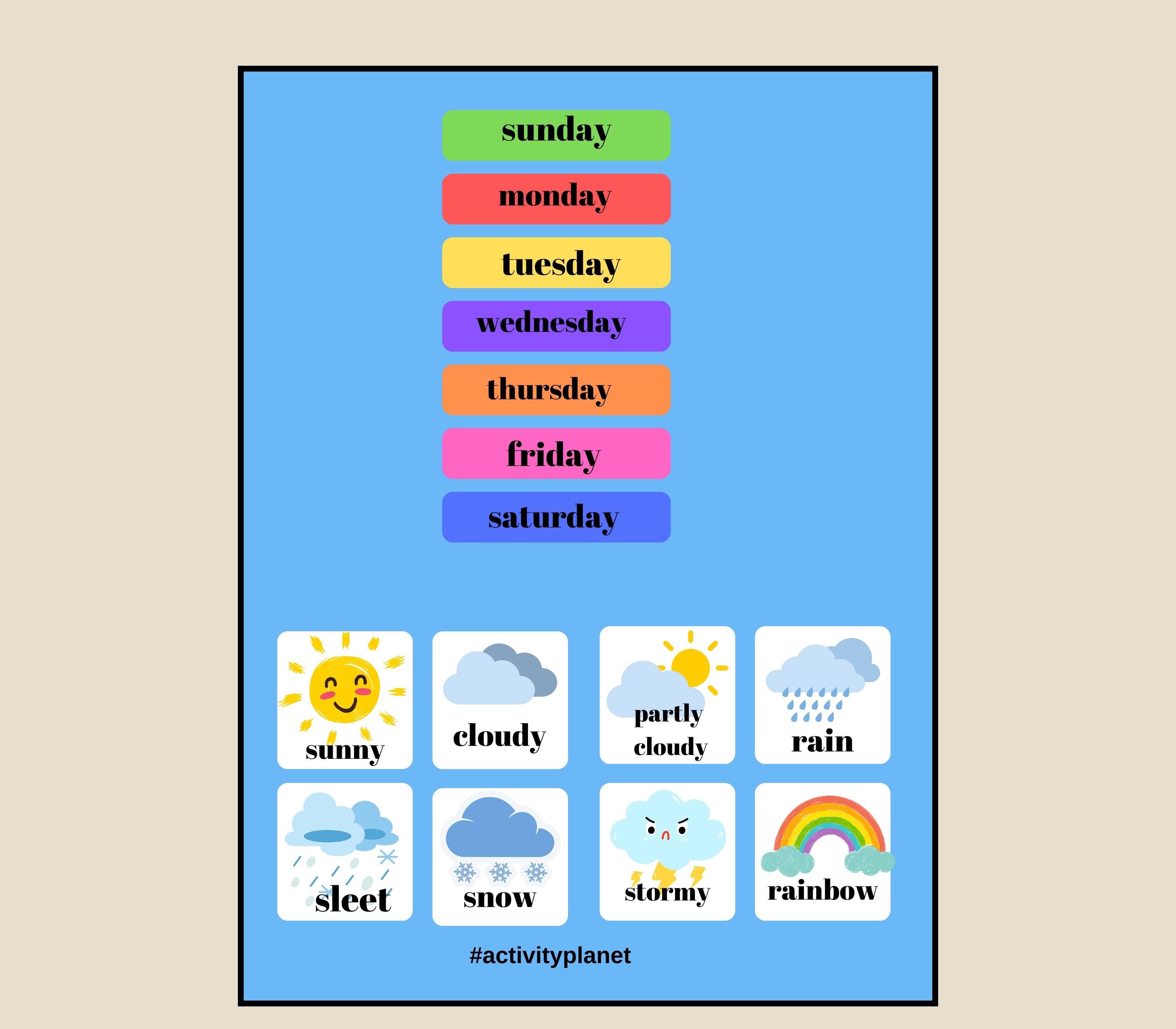 Weather Station | Montessori | Preschool Activities | Children ...