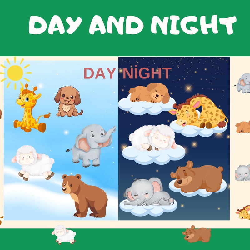 Good Night Animals - Etsy