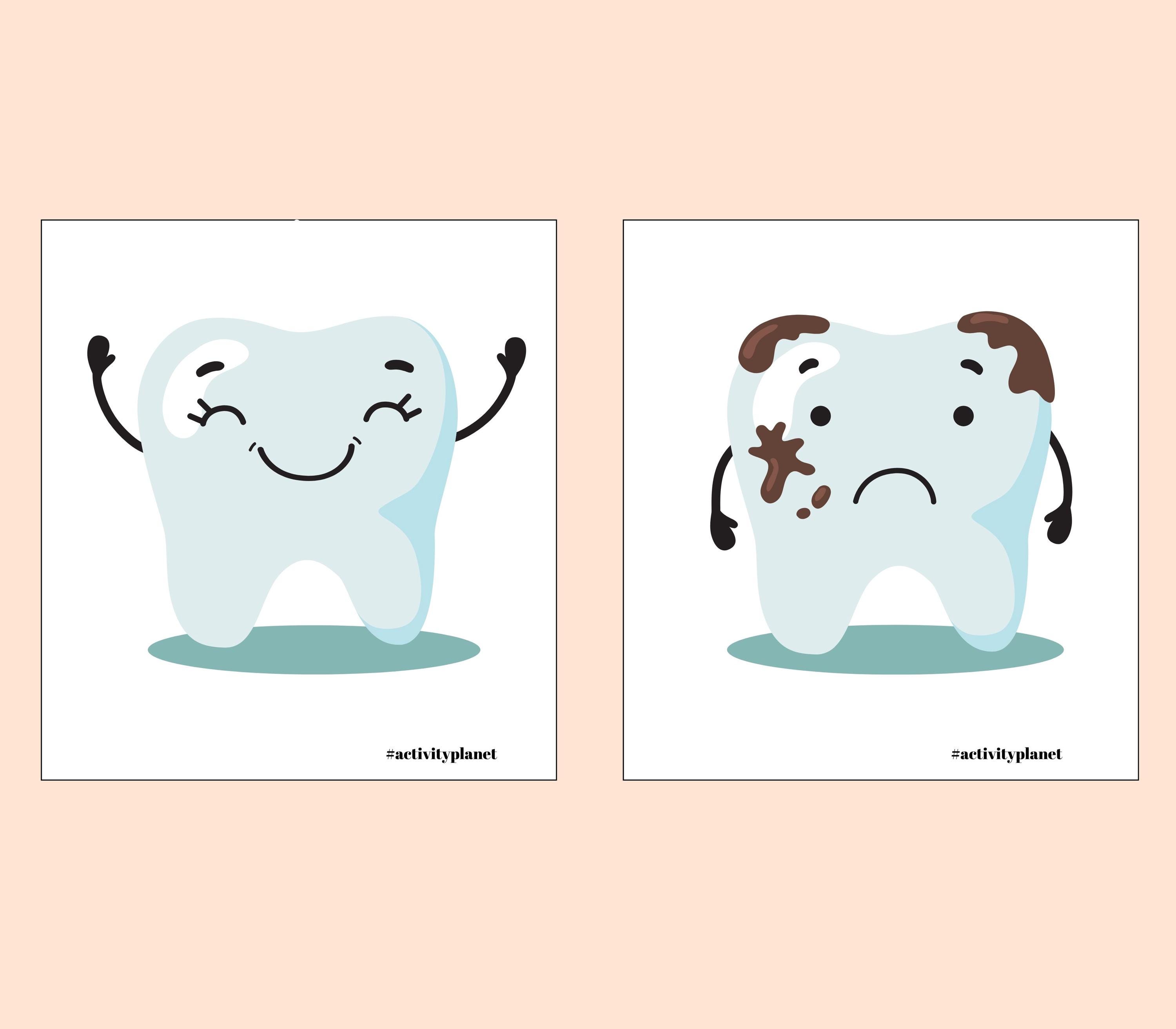 Dental Health Brushing Teeth Activity DIGITAL DOWNLOAD, Printable ...