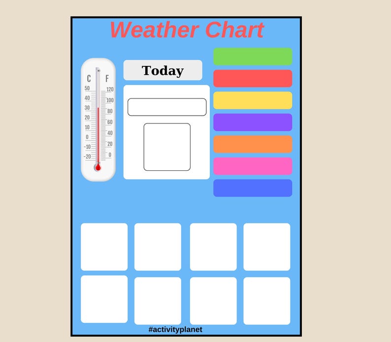 Weather Station | Montessori | Preschool Activities | Children ...