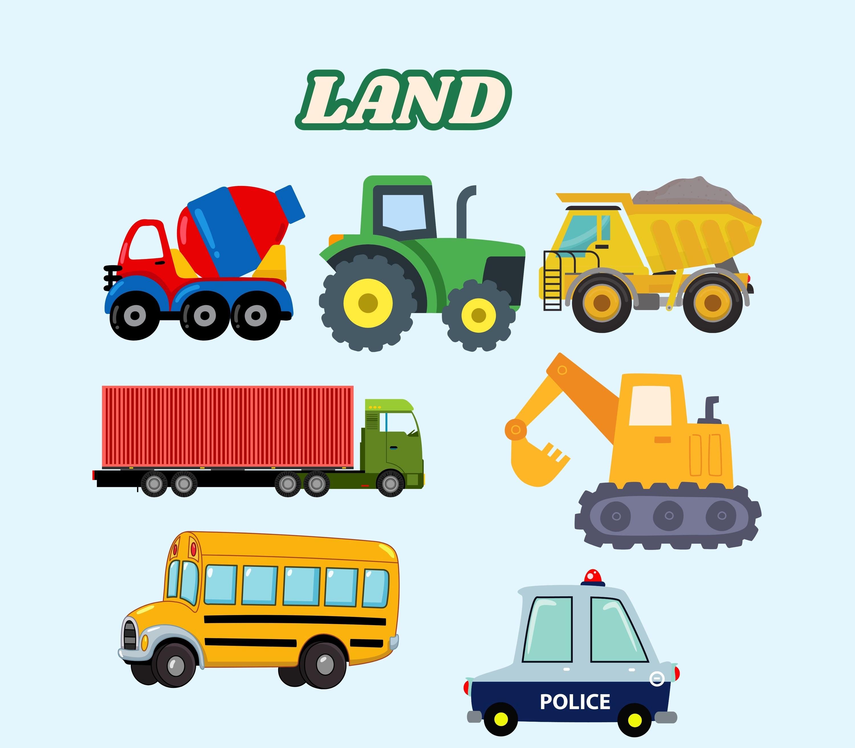 Printable Sorting Activities, Air Land Water Sorting, Transportation ...