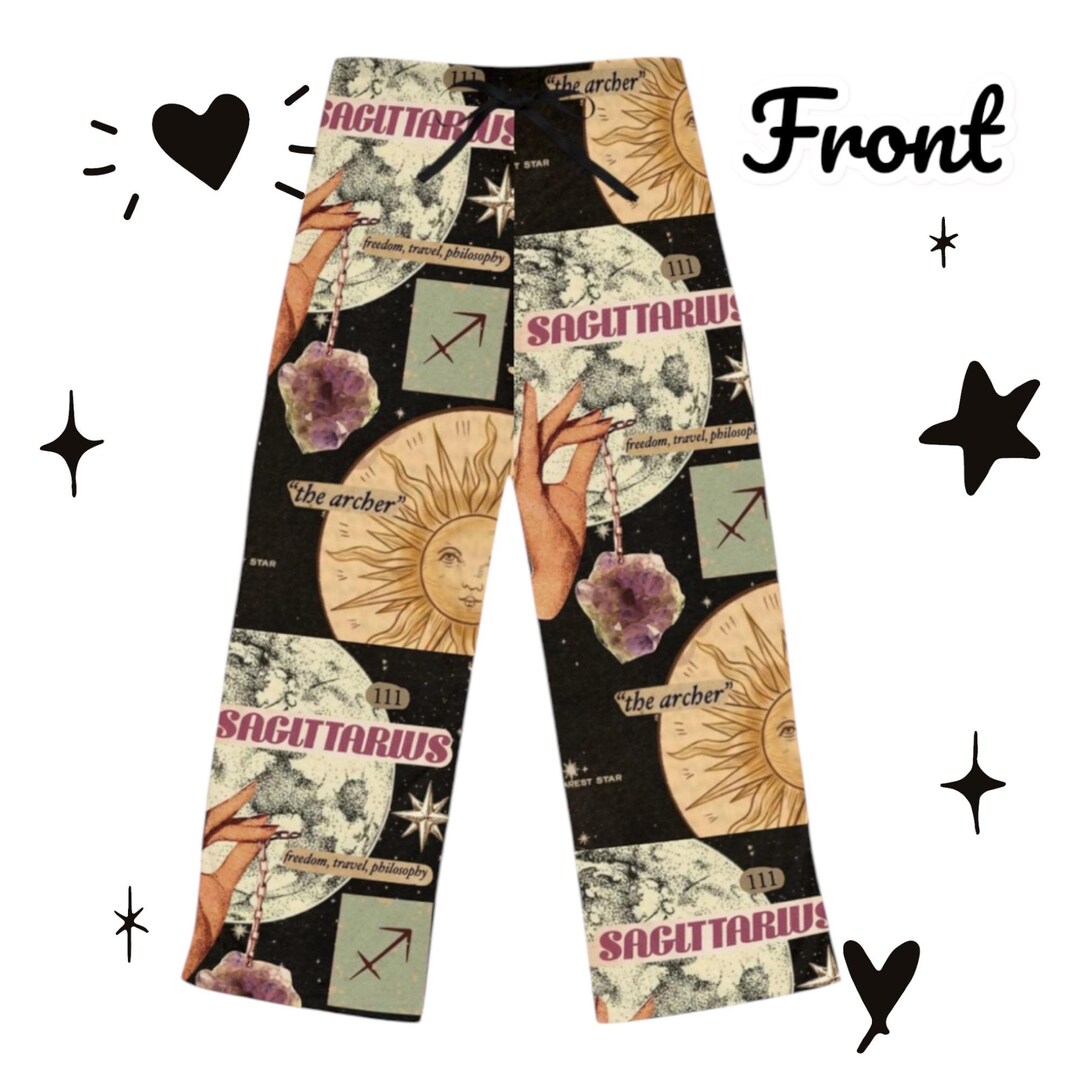 Sagittarius Zodiac Pajama Pants Women’s | Astrology Sleepwear ...