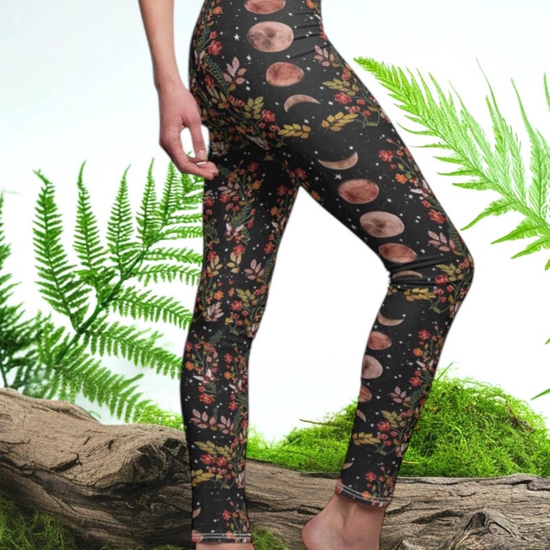 Moon Phase Leggings - Etsy