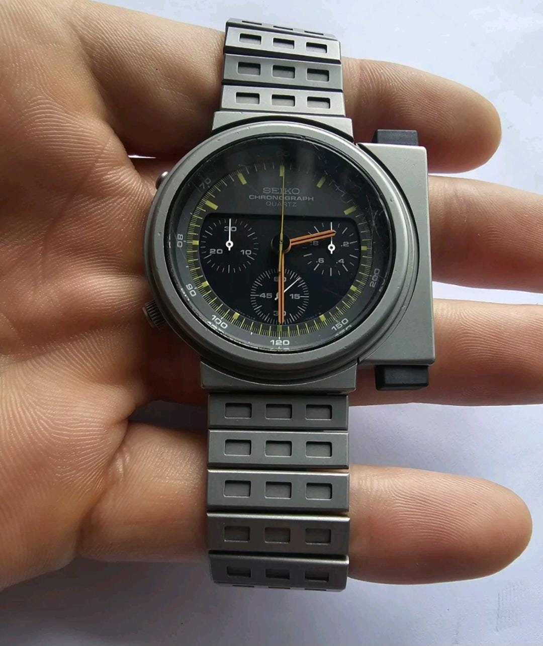 Vintage Seiko Aliens Ripley 7a28 7000 Speedmaster JDM Watch (read ...