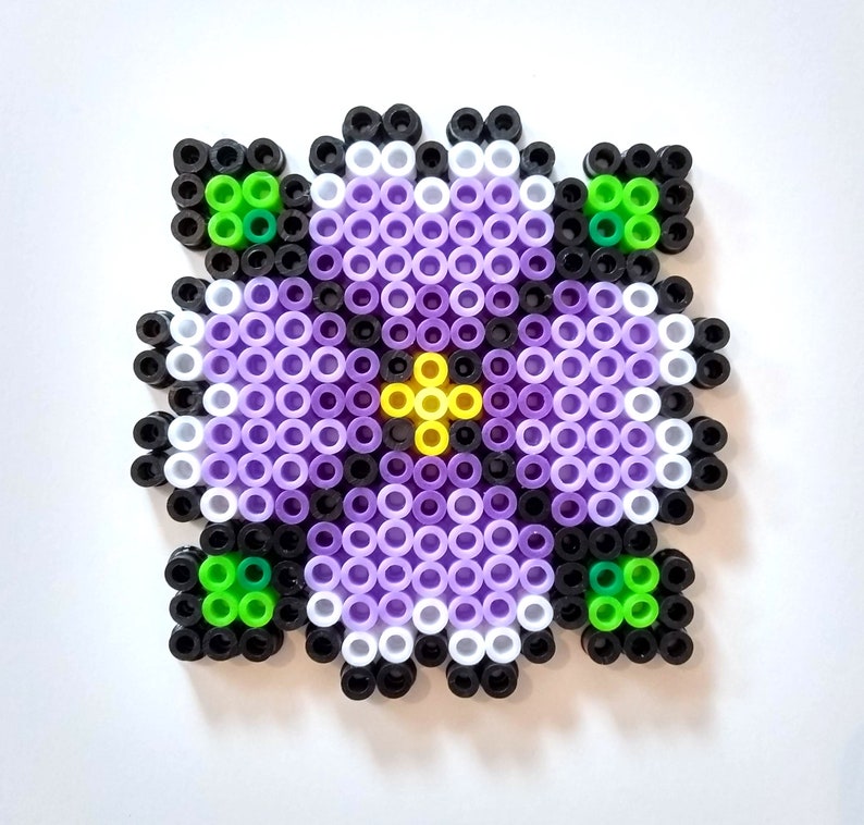 Flower Pixel Bead Magnet Choose Your Favourite Flat Perler Hama Bead ...