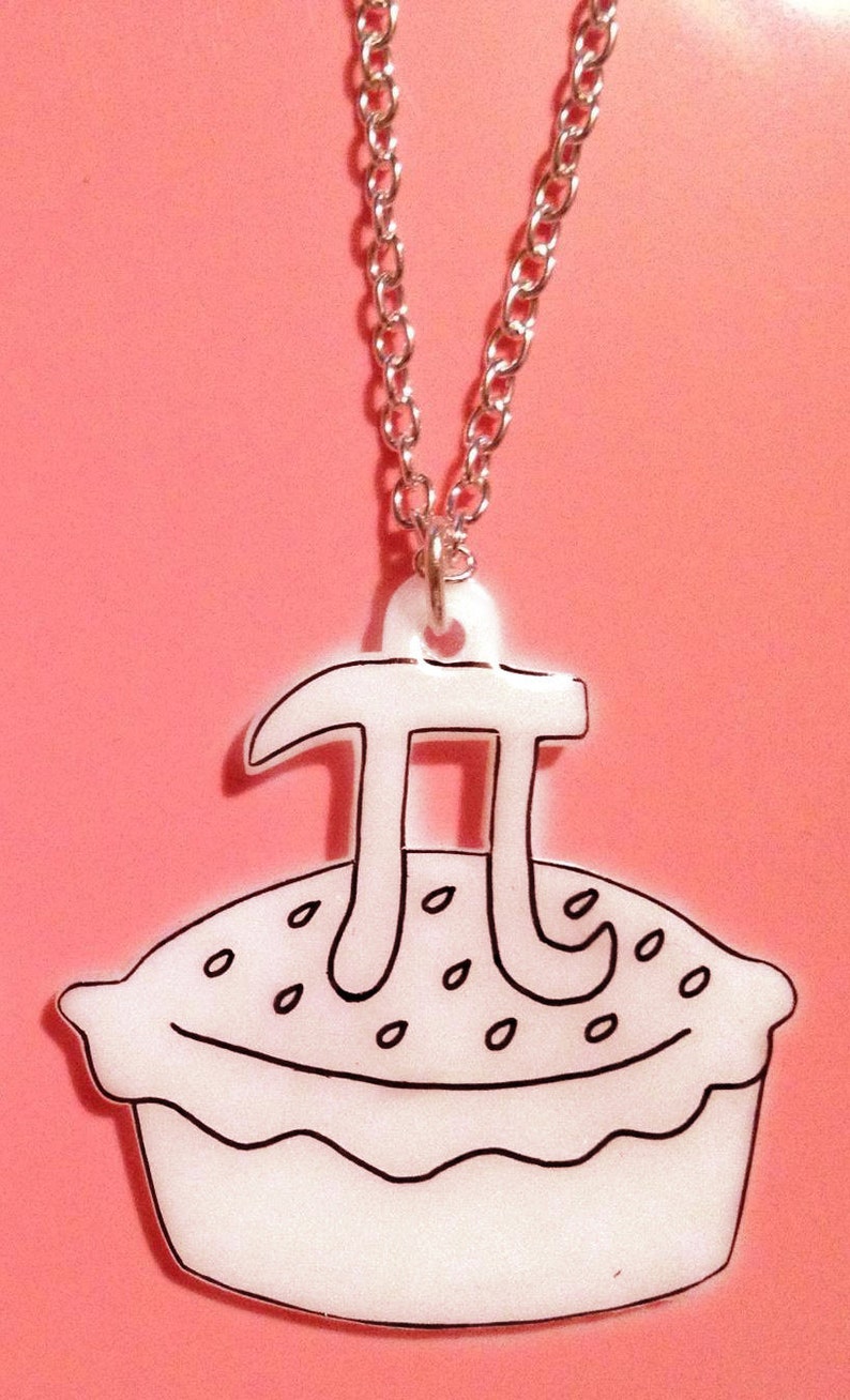 Pi Day Pi Pie Necklace Geek Chic Geekery Maths - Etsy