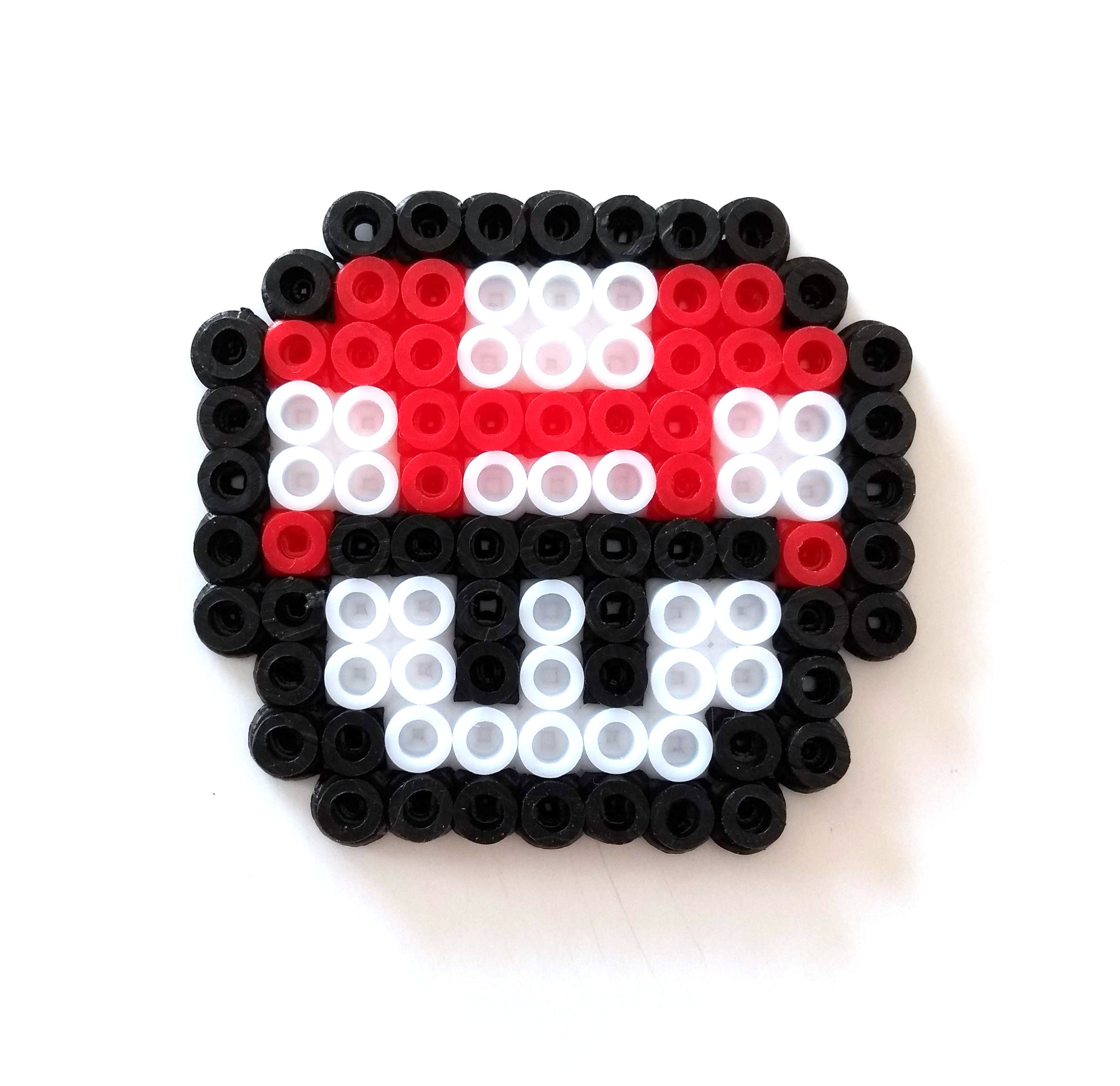 Super Mario Toadstool Pixel Bead Magnet Flat Perler Hama - Etsy