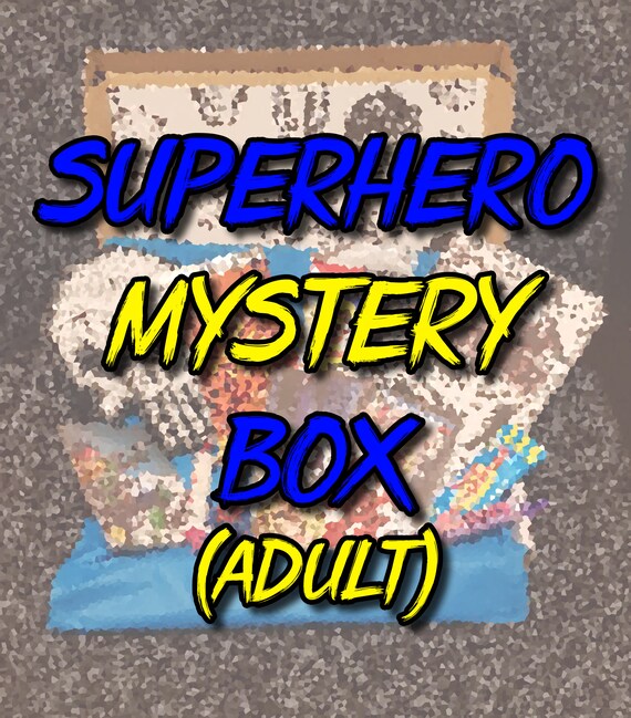 Superhero Mystery Box Letterbox Gift Surprise Unboxing | Etsy
