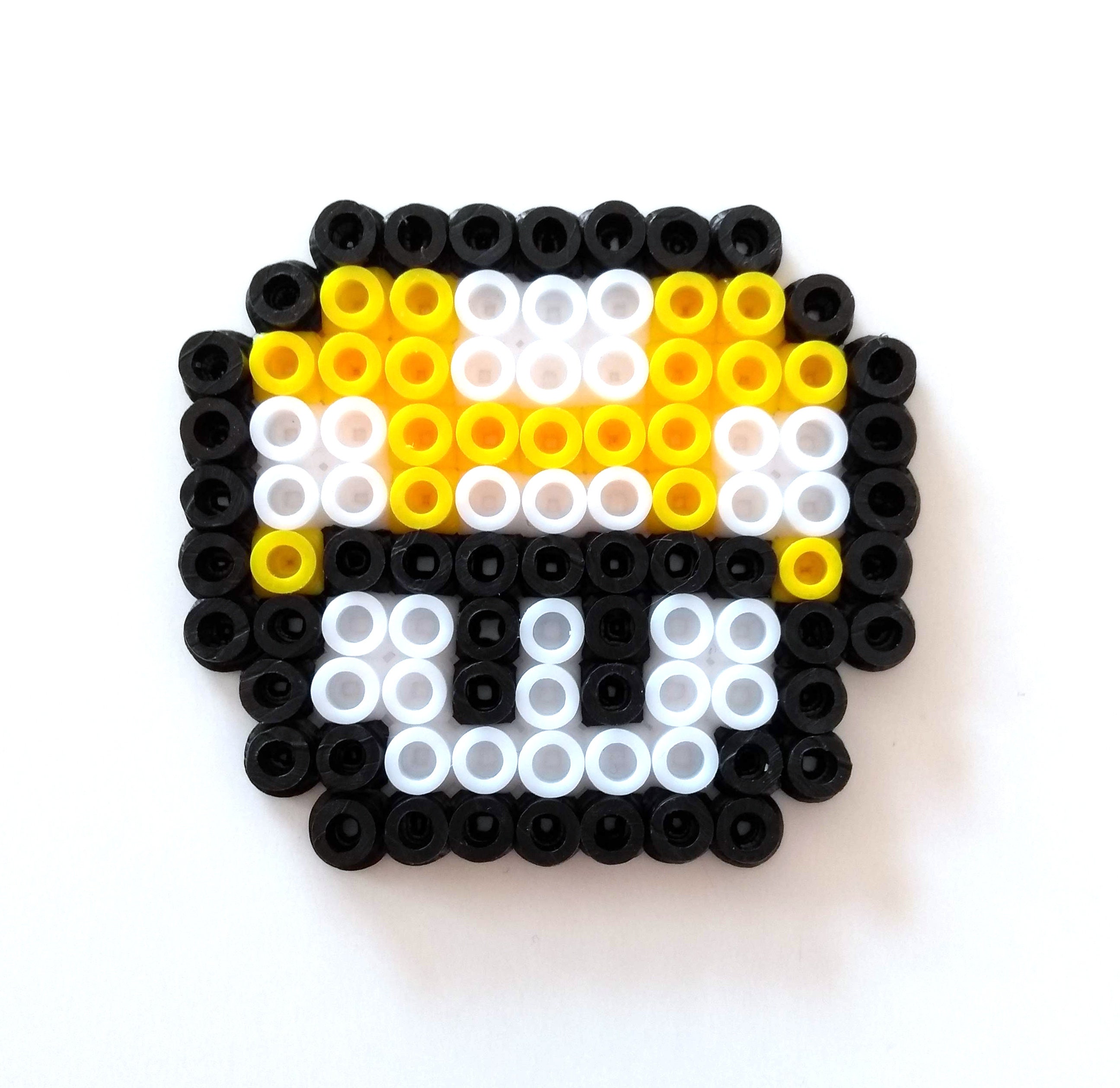 Super Mario Toadstool Pixel Bead Magnet Flat Perler Hama Bead Colourful ...