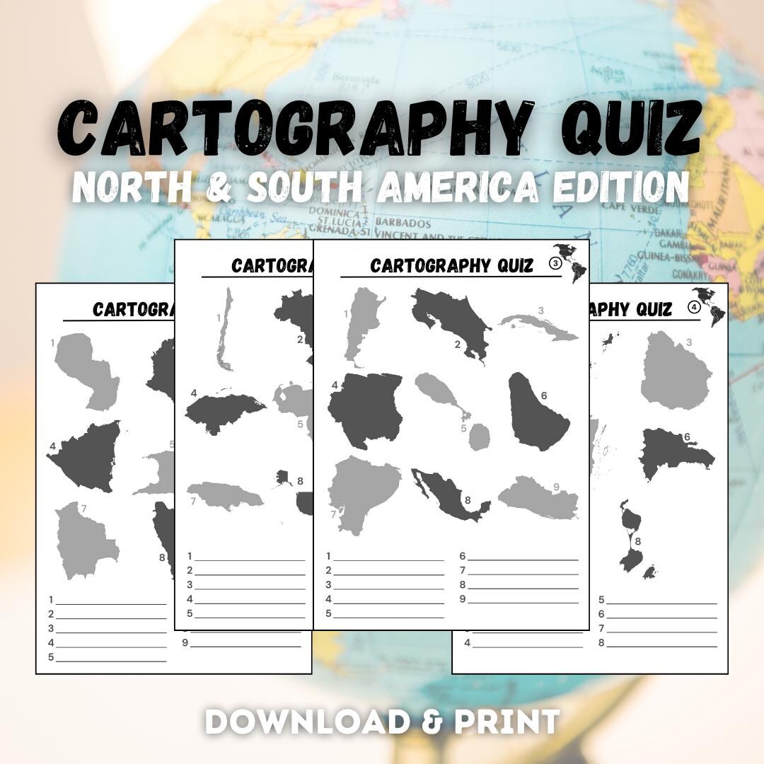 Cartography Quiz | North and South America| Educational Game | Download ...
