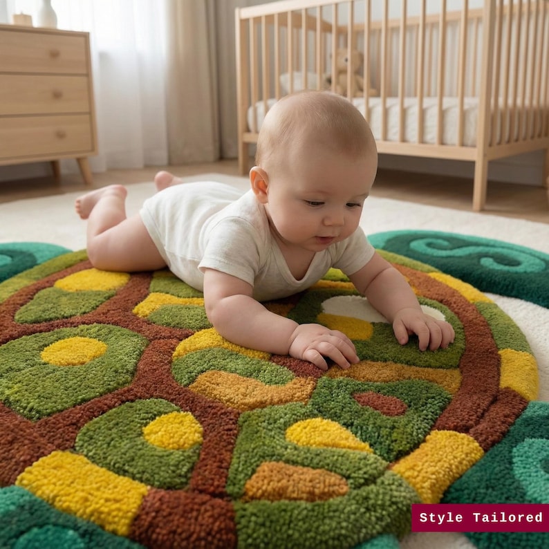 Hand-tufted Sea Turtle Rug – Kids Room or Nursery Decorative Rug - Etsy