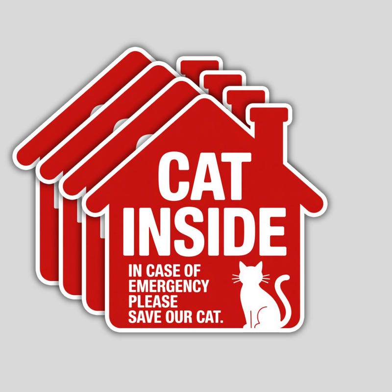 Pet Inside Sticker - Etsy