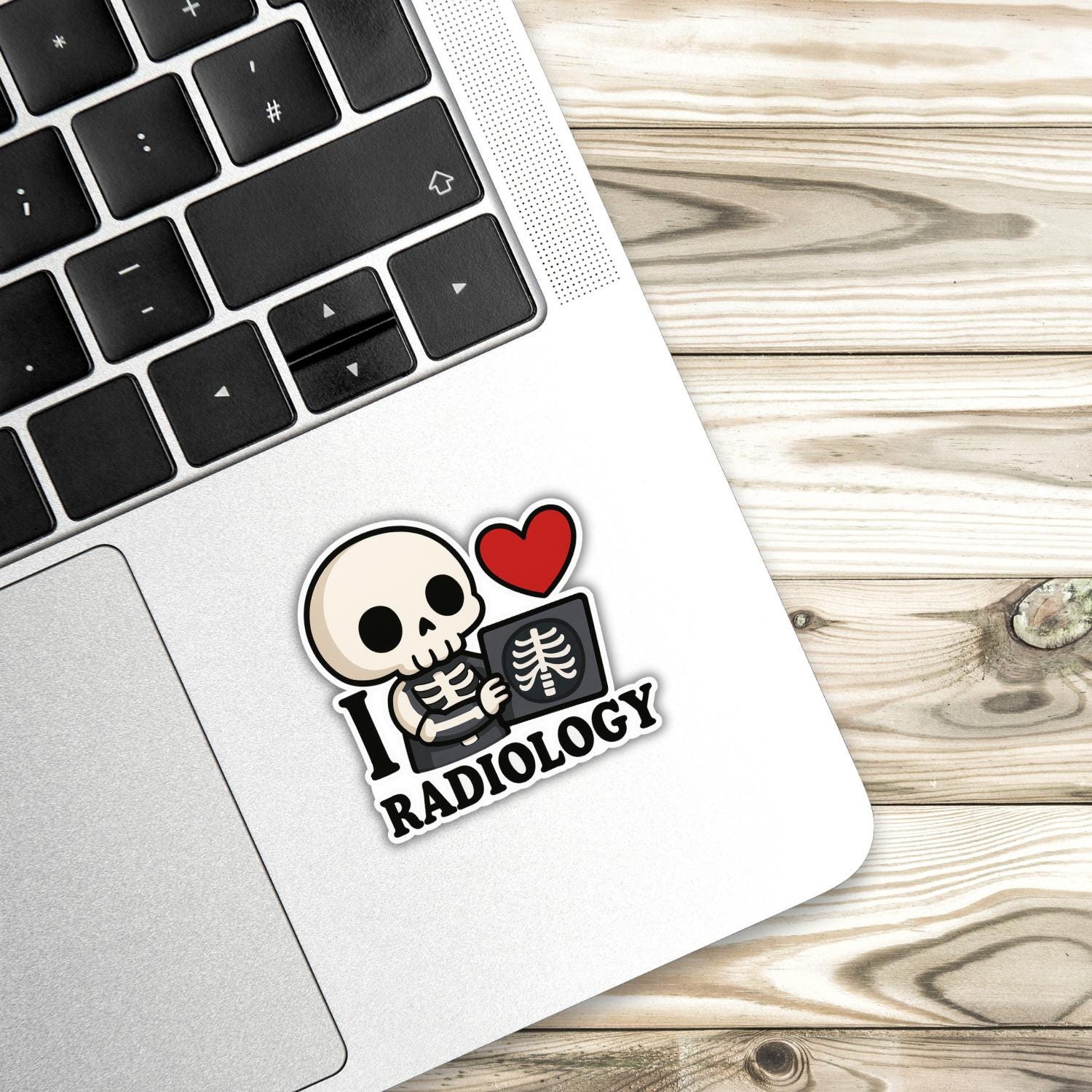4pcs I Love Radiology Stickers – Radiologic Technologist Vinyl Decals ...