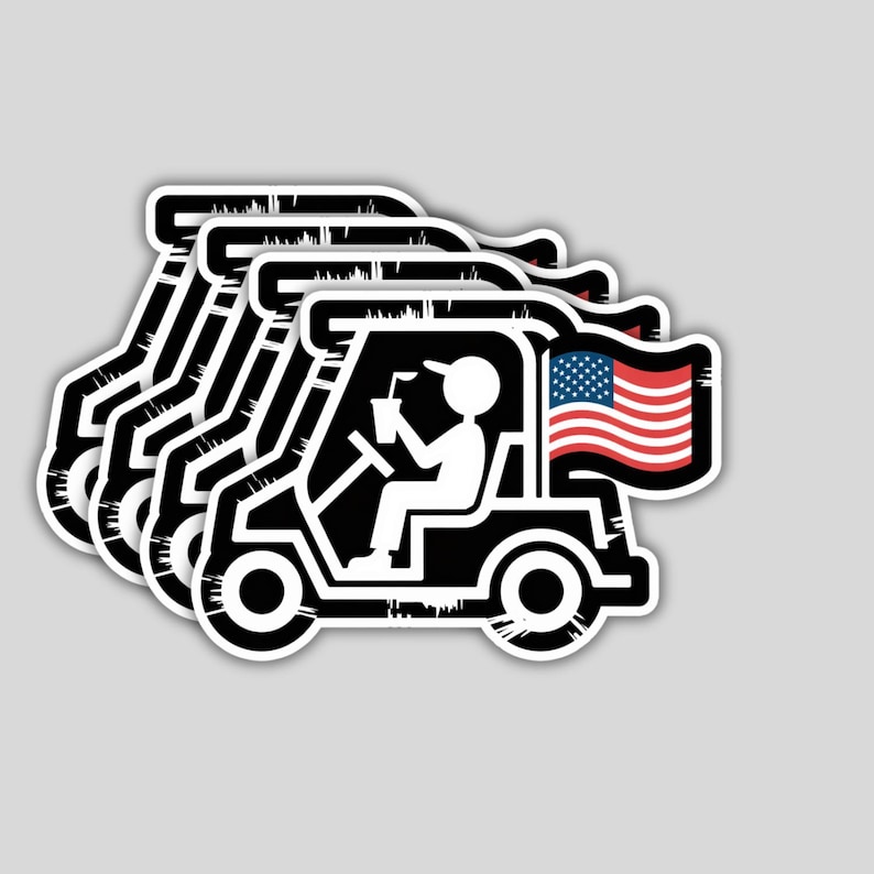 Funny Golf Cart Beer Stickers - Waterproof Vinyl Decals - 4 Pack - Etsy
