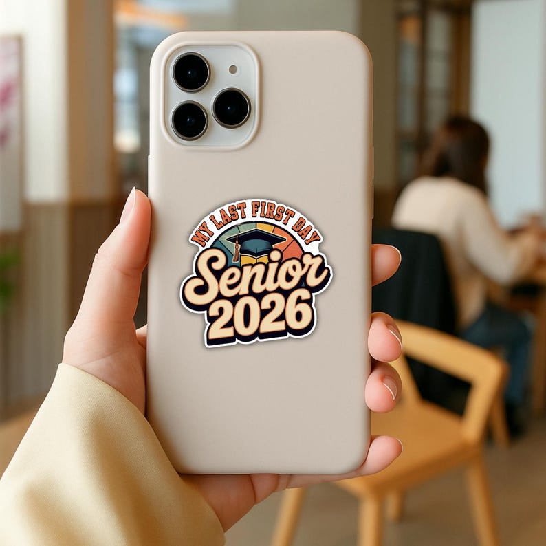 4PCS Senior 2026 Stickers – Class of 2026 Retro Vintage Graduation ...