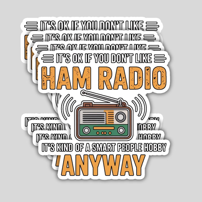 Sticker Ham Radio Funny - Etsy