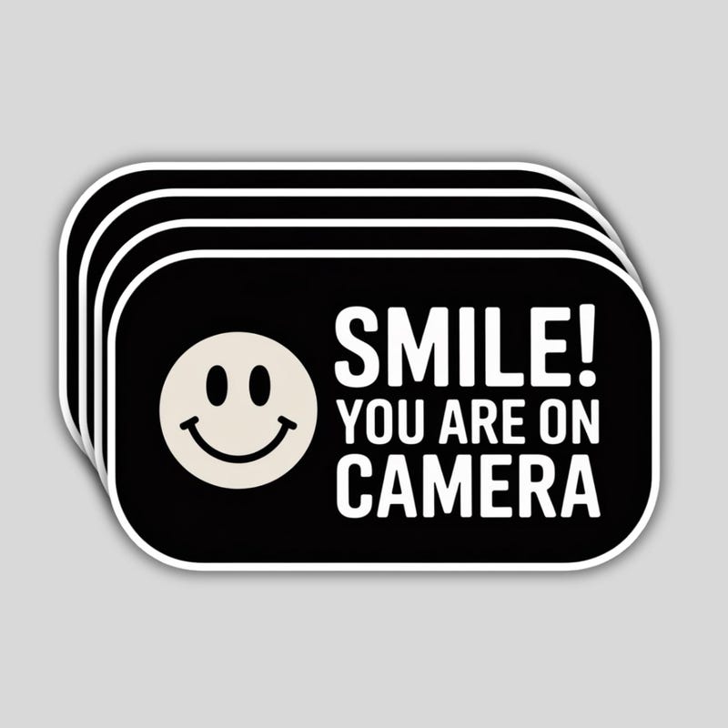 Smile Youre on Camera Sign - Etsy