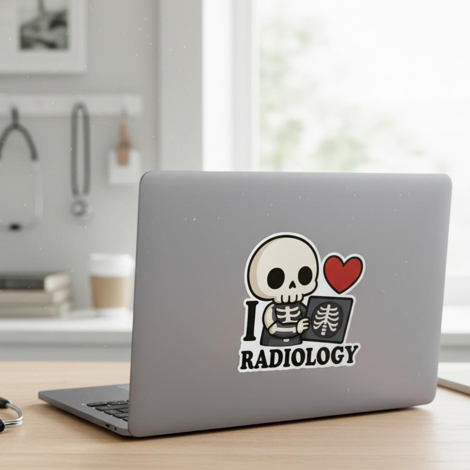 4pcs I Love Radiology Stickers – Radiologic Technologist Vinyl Decals ...