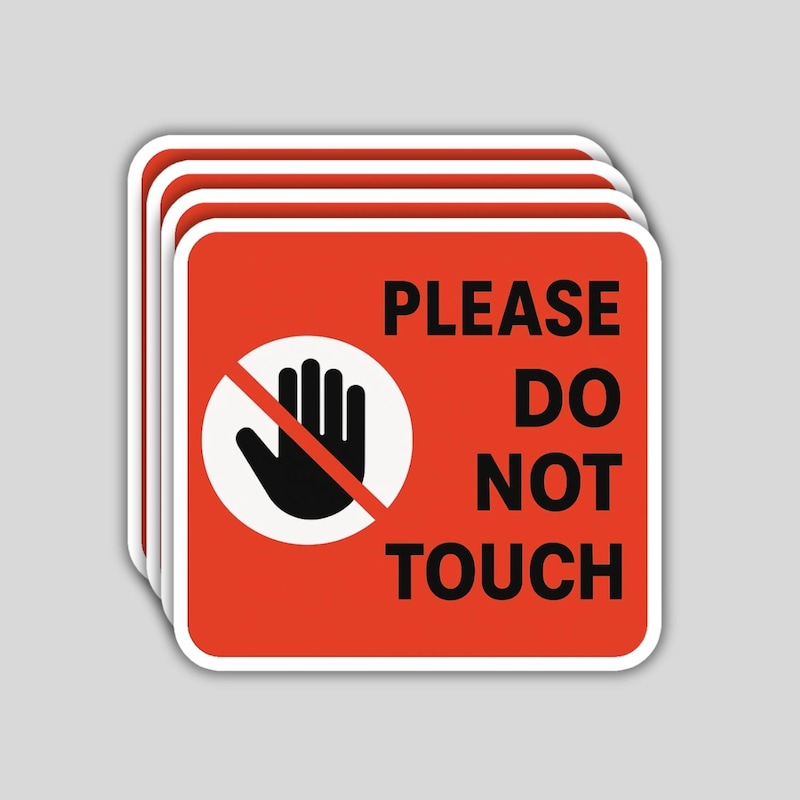Please Do Not Touch Signs - Etsy