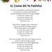 Christmas Carols: Sing-along Printable ( Instant Download) - Etsy