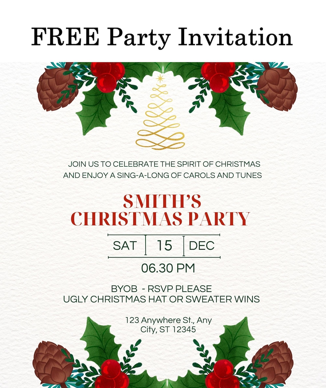 Christmas Carols: Sing-along Printable ( Instant Download) - Etsy