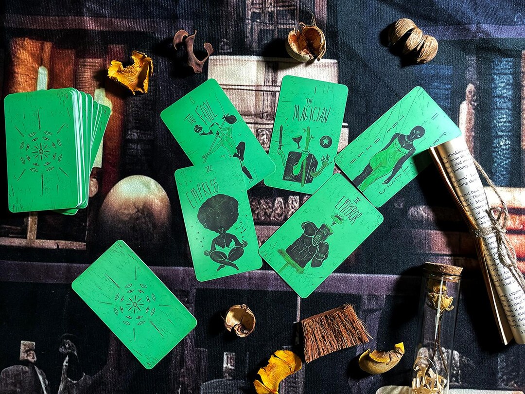 My Strange Tarot Deck and Guidebook, Divination Tool, Modern Tarot Deck ...