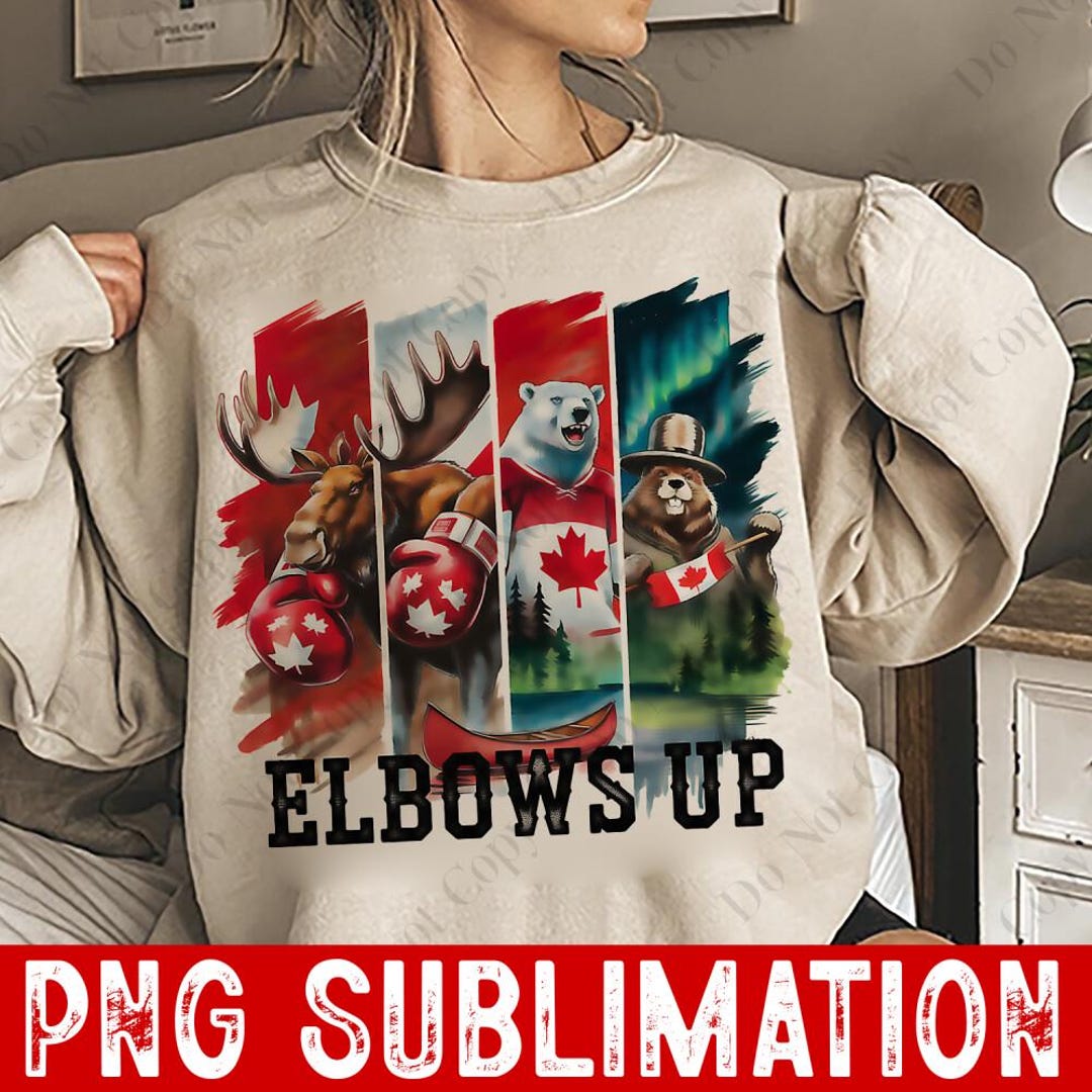 Elbows up Hockey Shirt Png, Elbows up Canada, Hockey Culture Png ...