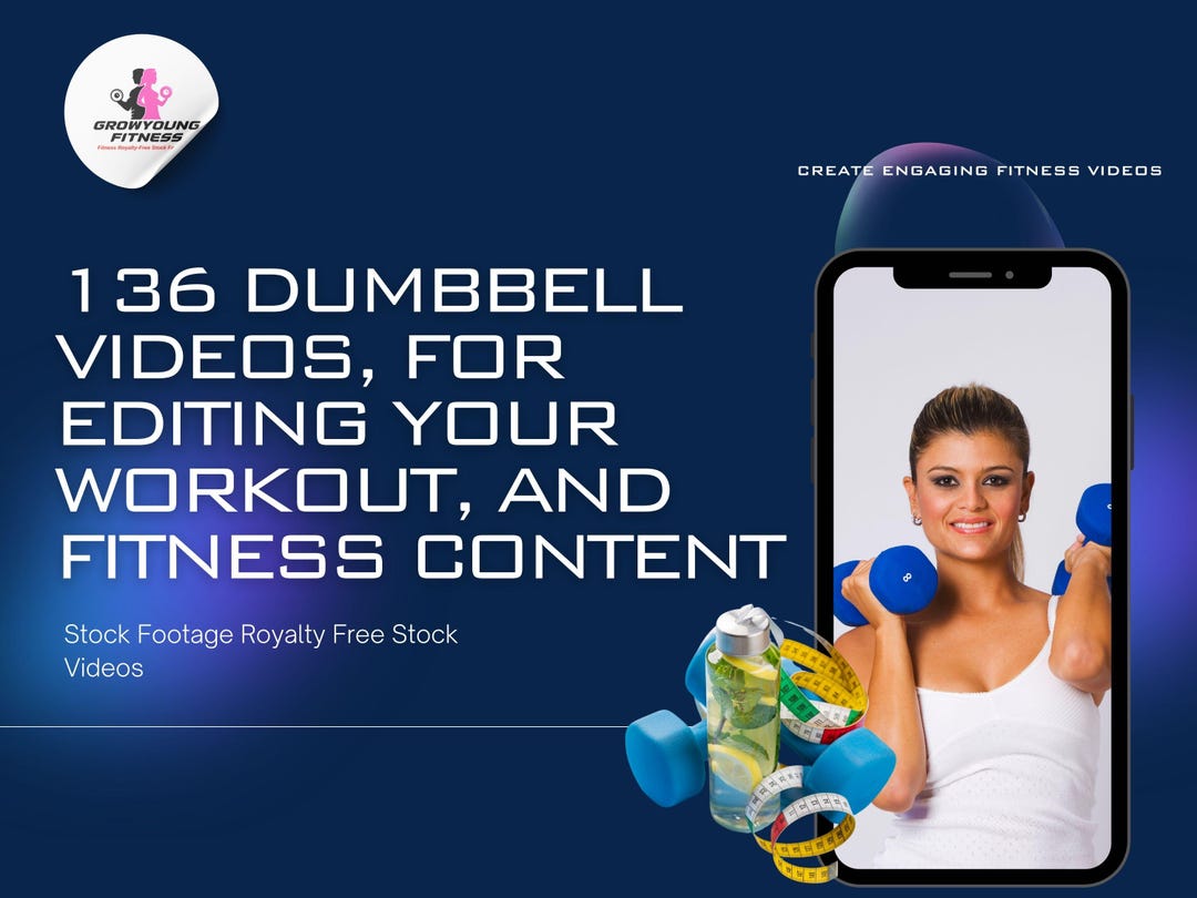 Best Dumbbell Exercises for Building Muscle Royalty-free MP4 Stocks ...