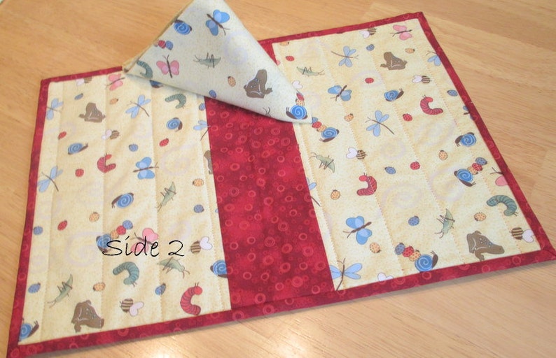 Toddler Placemat Child's Snack Mat With Matching Napkin - Etsy