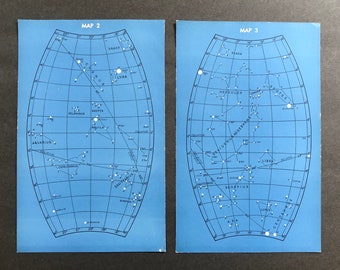 Scorpius Constellation Stars Map Zodiac Print Vintage Image - Etsy