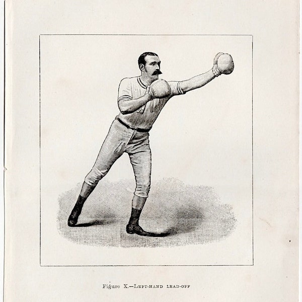 Antique Boxing Prints - Etsy