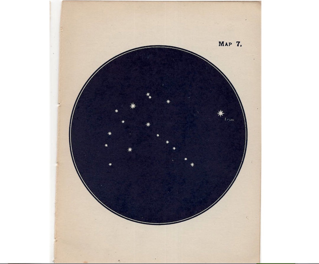 1910 Mini Constellation Figures Original Antique Celestial Astronomy ...
